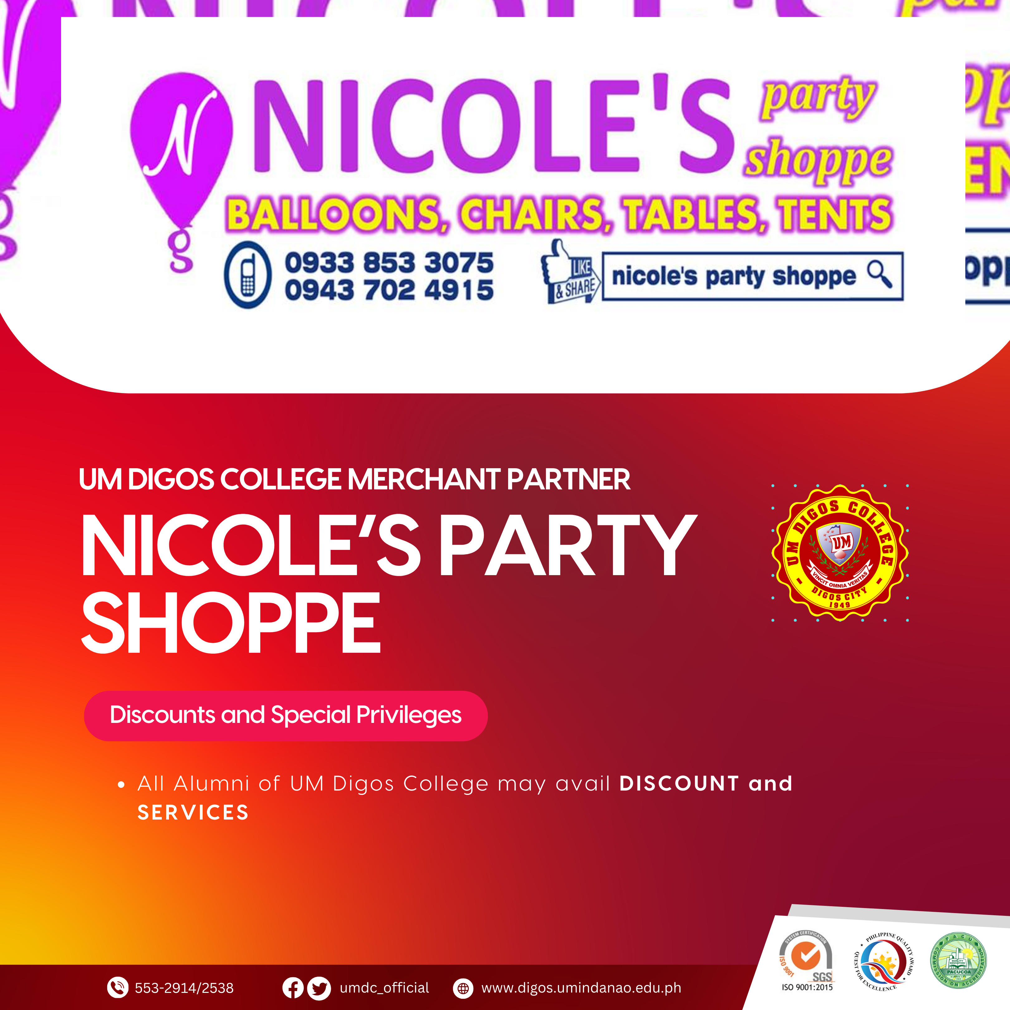 UM Digos College
